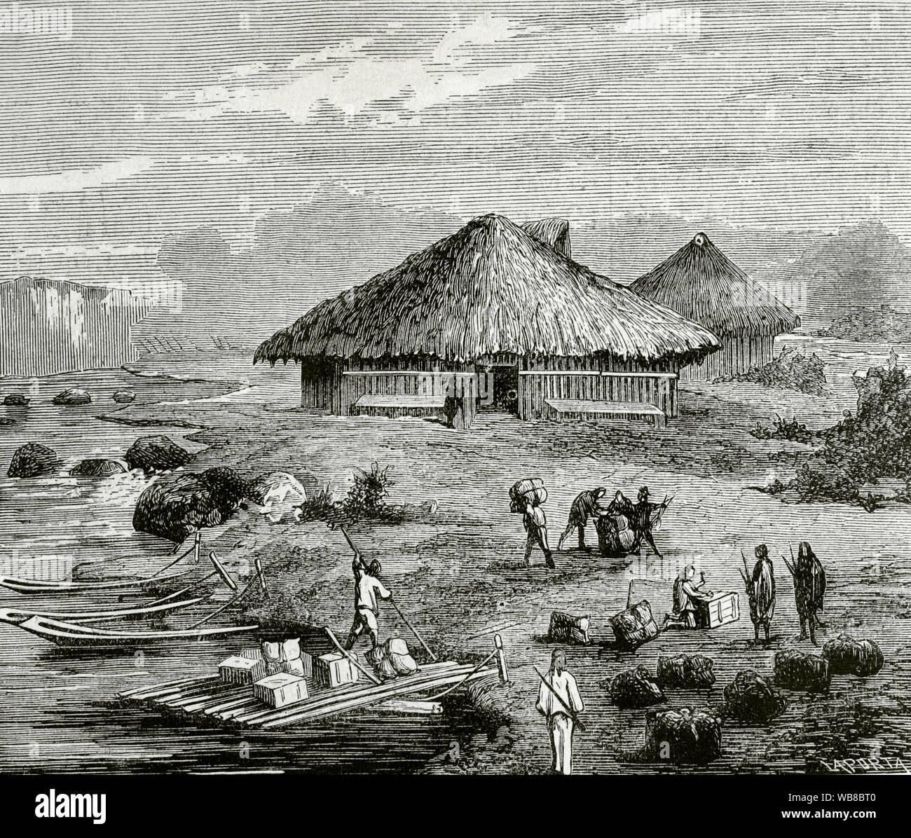 Tribu amazonie 19e Banque de photographies et d’images à haute ...