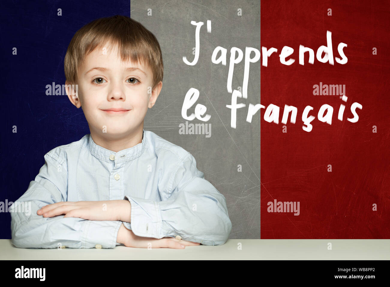 Kids learn french Banque de photographies et d’images à haute ...