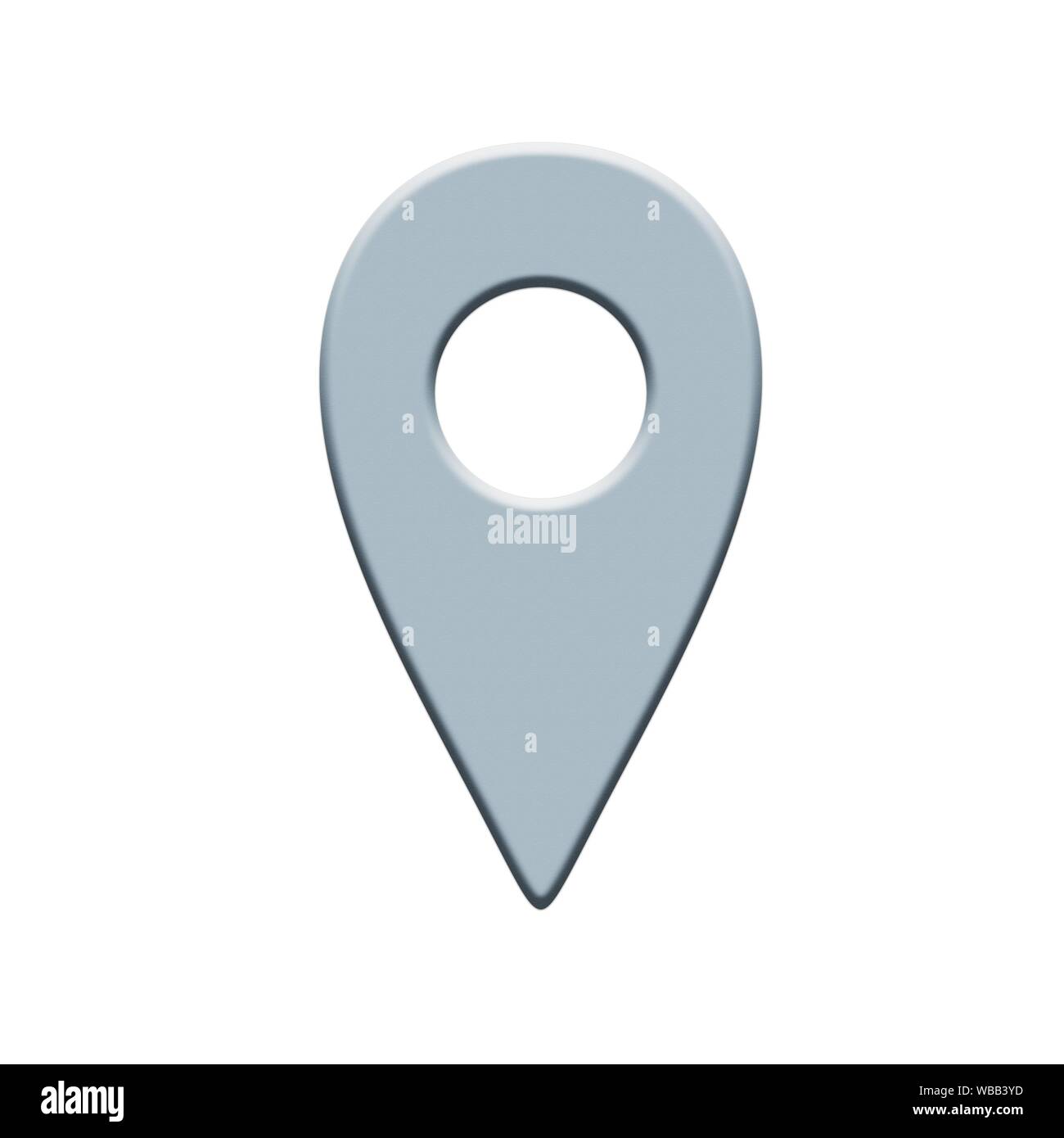 Plan de localisation GPS, axe de l'icône du pointeur isolé sur fond ... Plan de localisation GPS, axe de l'icône du pointeur isolé sur fond ...