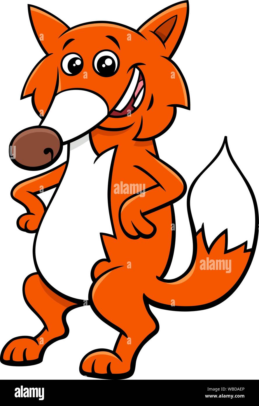 Renard renard roux animal animal sauvage Banque d'images vectorielles ...