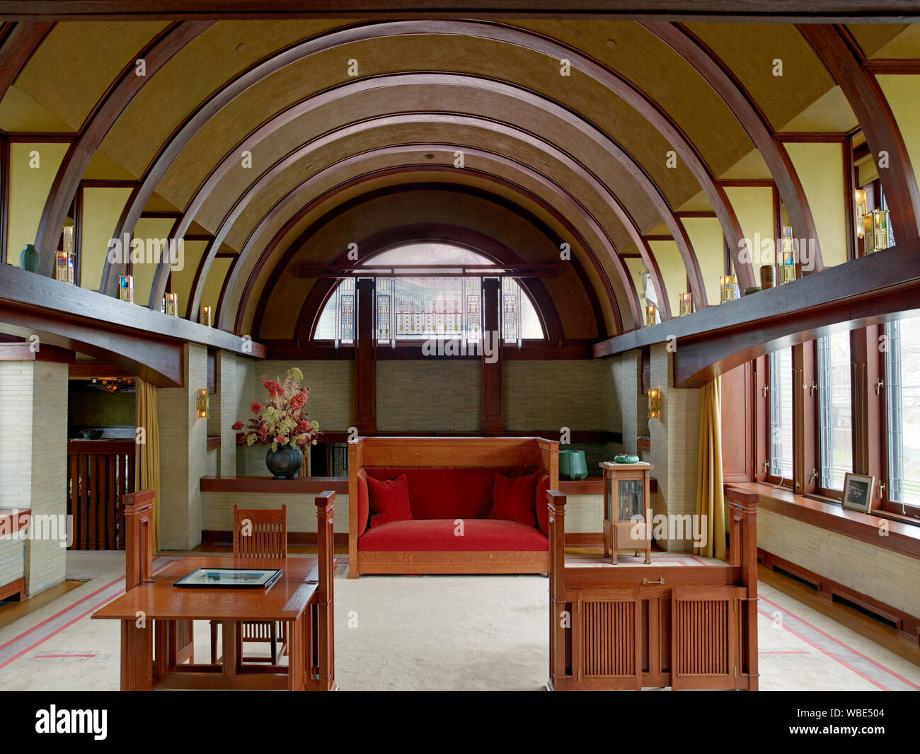 Frank lloyd wright house interior Banque de photographies et d’images à ...