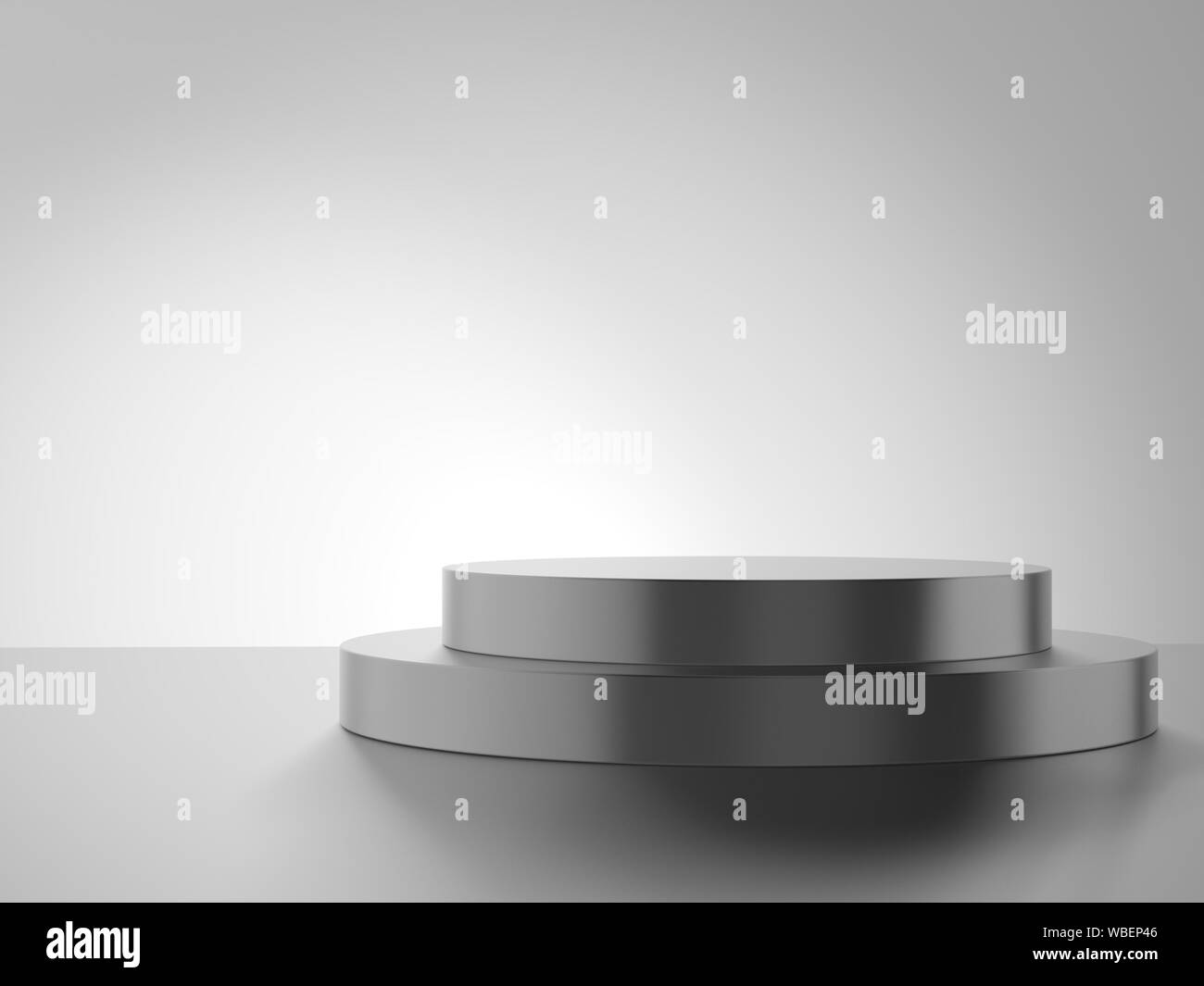 Podium vide Banque d'images noir et blanc - Alamy