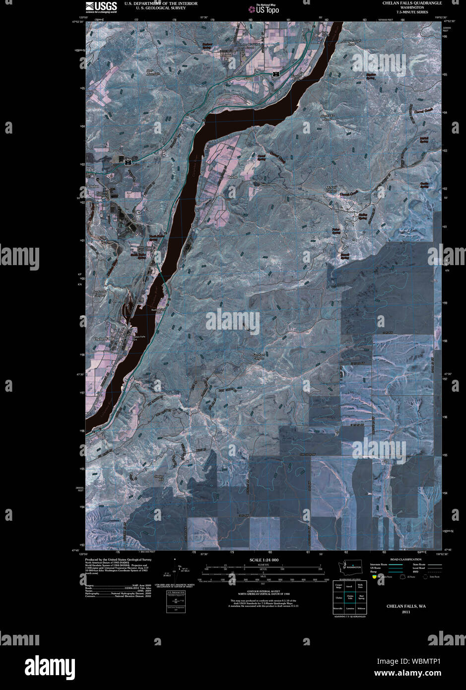 Carte de chelan Banque de photographies et d’images à haute résolution ...