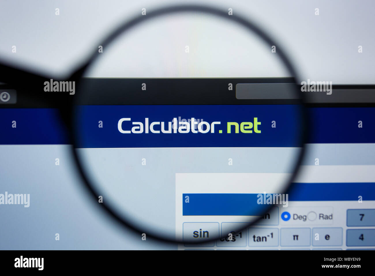Logo de la calculatrice Banque de photographies et d’images à haute ...