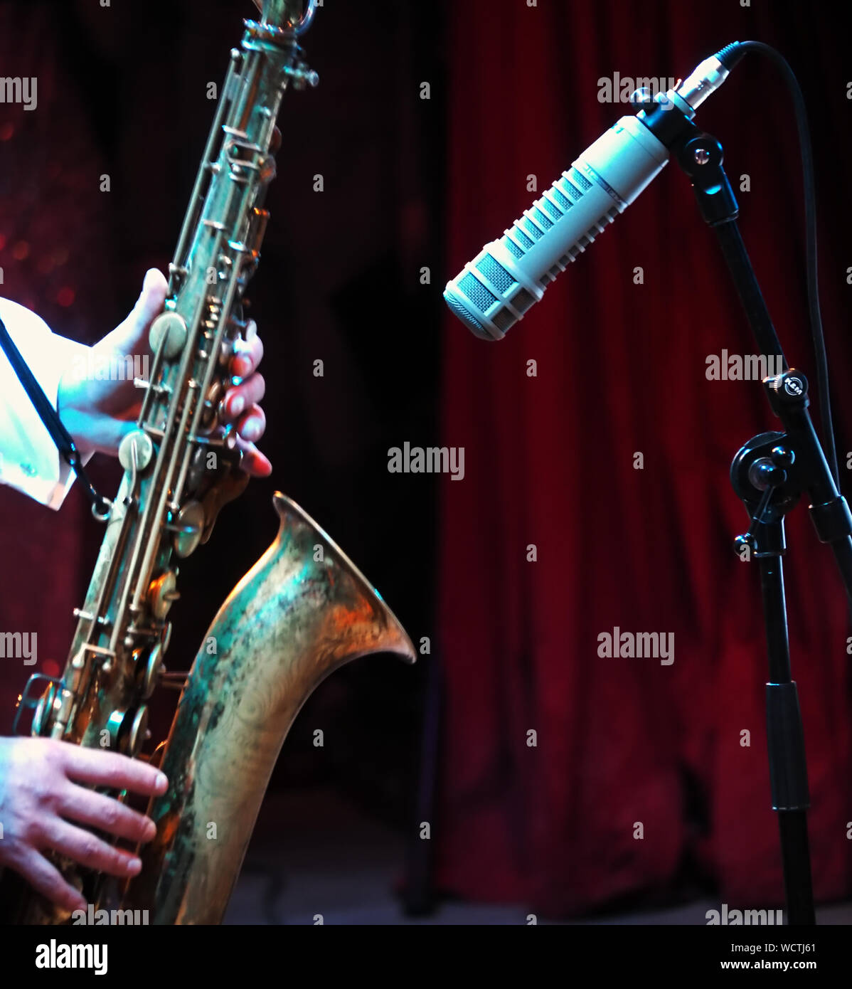 Jouer du musicien instrument de musique Banque de photographies et d ...