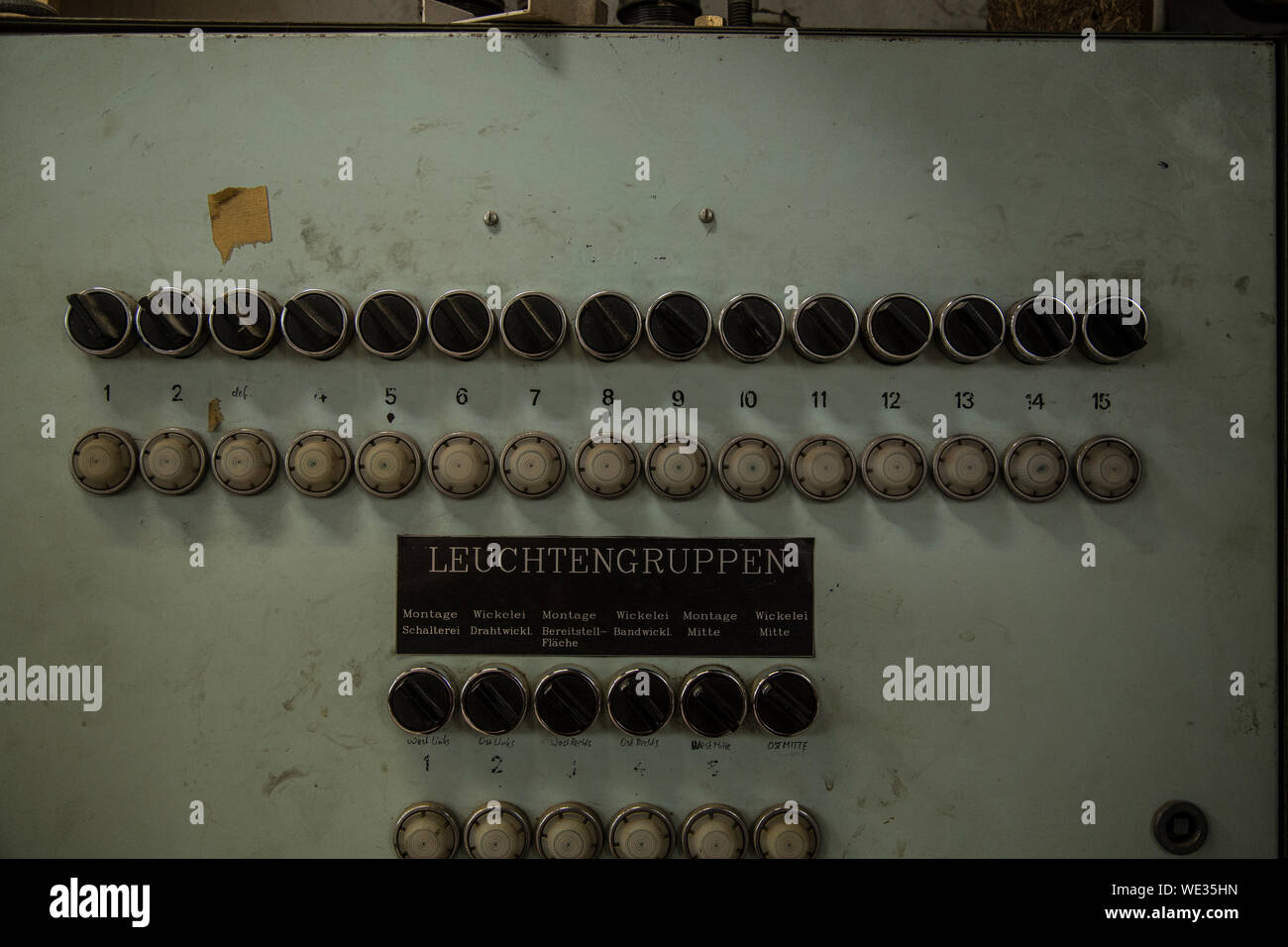 Old fashioned power switch Banque de photographies et d’images à haute ...