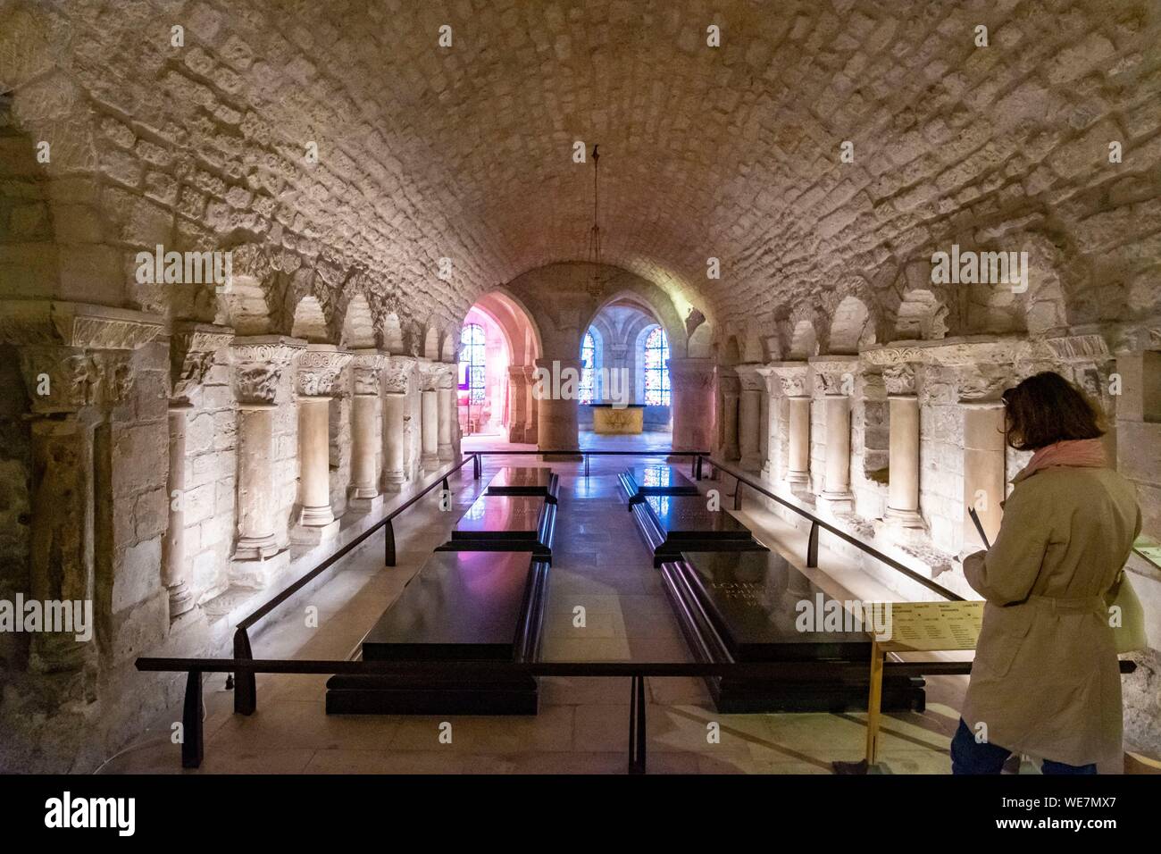 France, Seine Saint Denis, Saint Denis, la cathédrale basilique, la ...