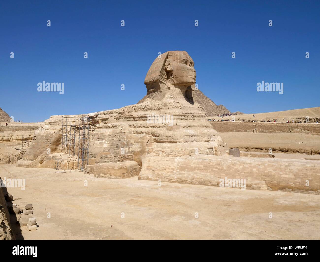 Egypte, Le Caire, Gizeh, UNESCO World Heritage Site, pyramides de Gizeh ...
