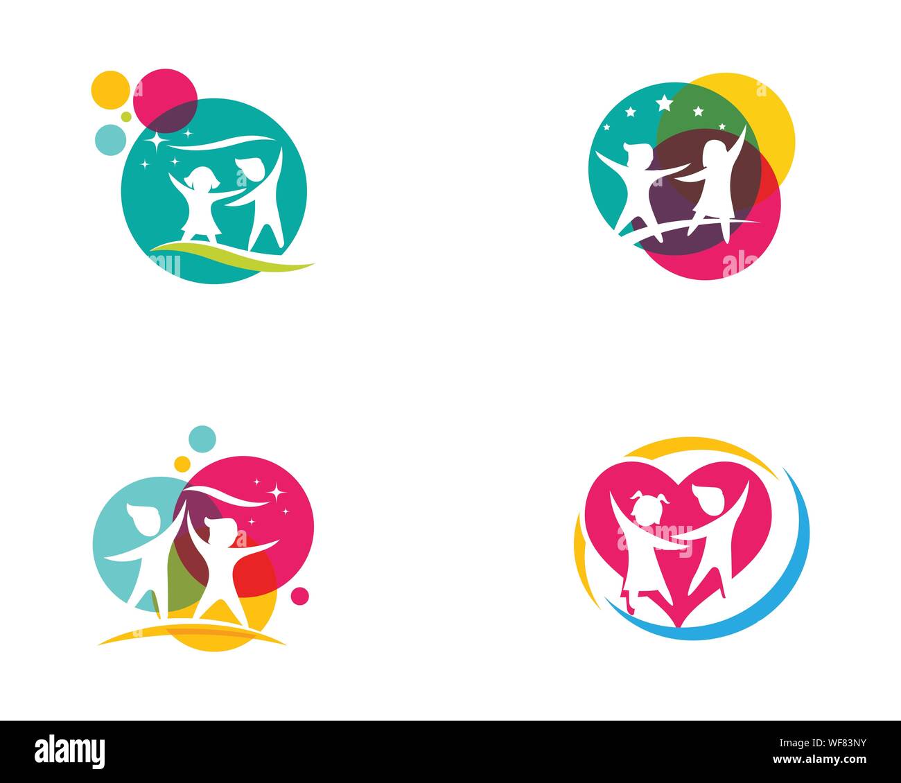 Icône des enfants Banque d'images vectorielles - Alamy