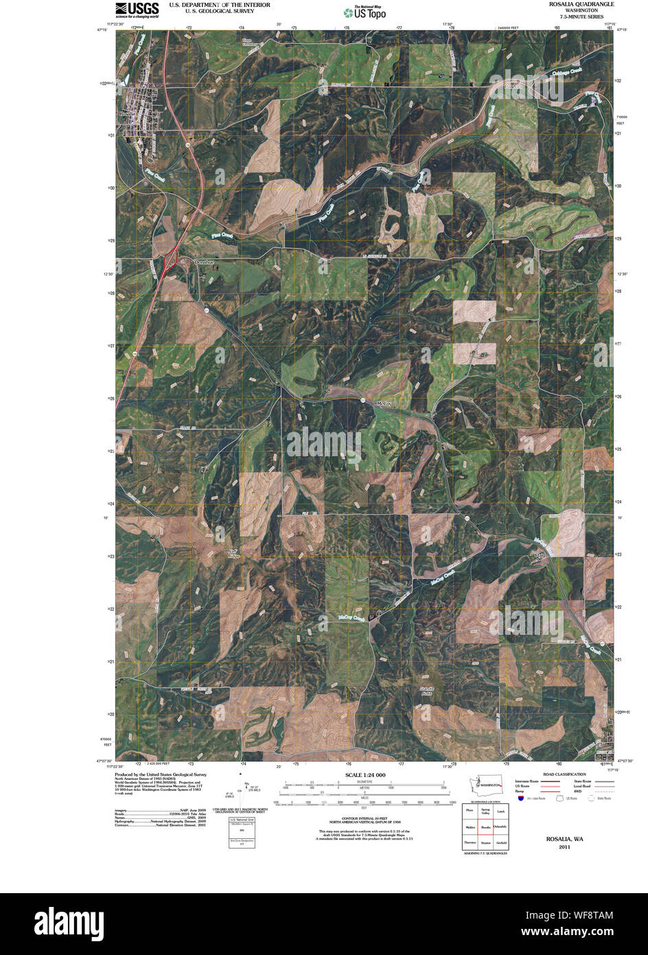 Carte de la rosalie Banque d'images détourées - Alamy