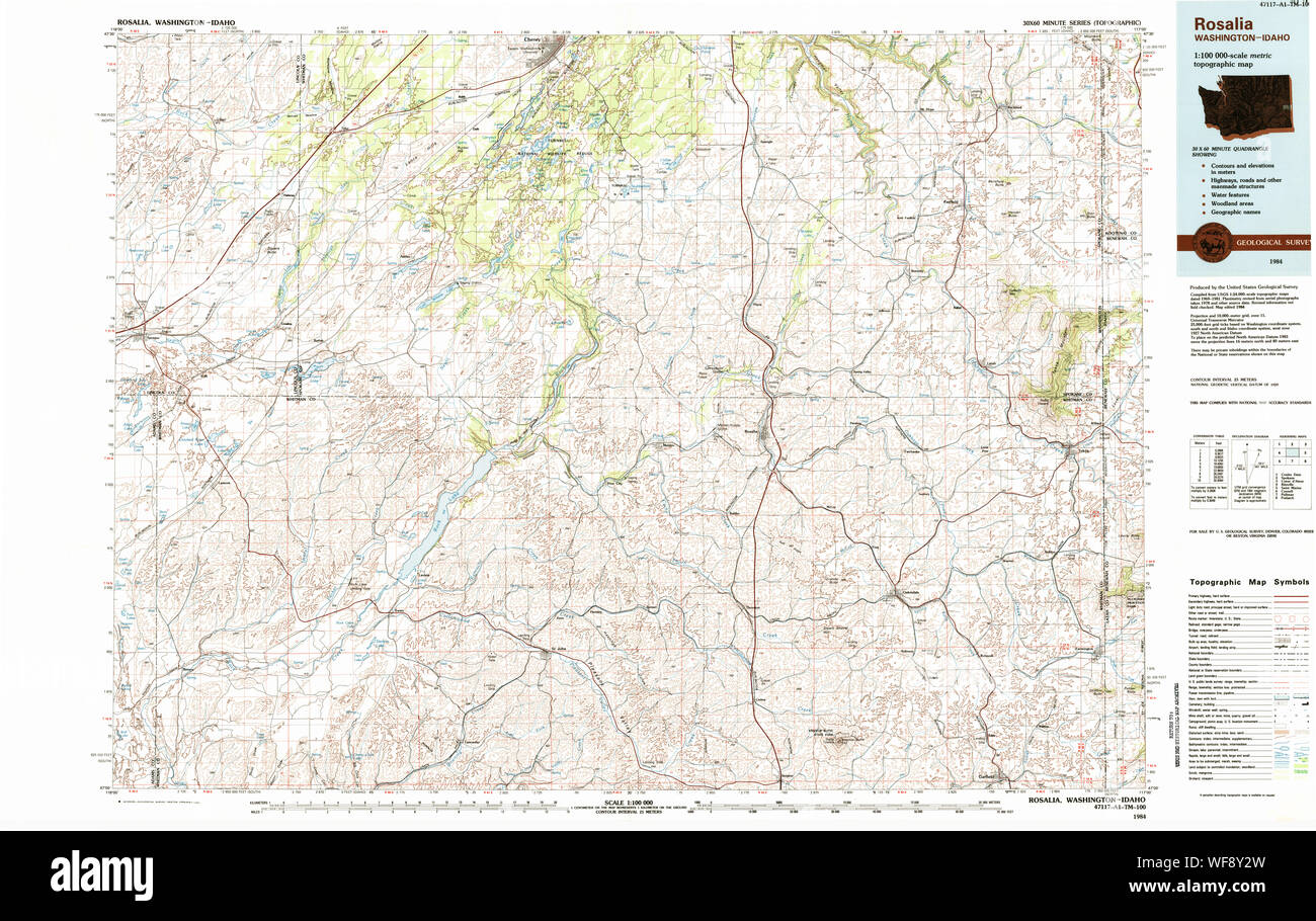Carte de la rosalie Banque d'images détourées - Alamy