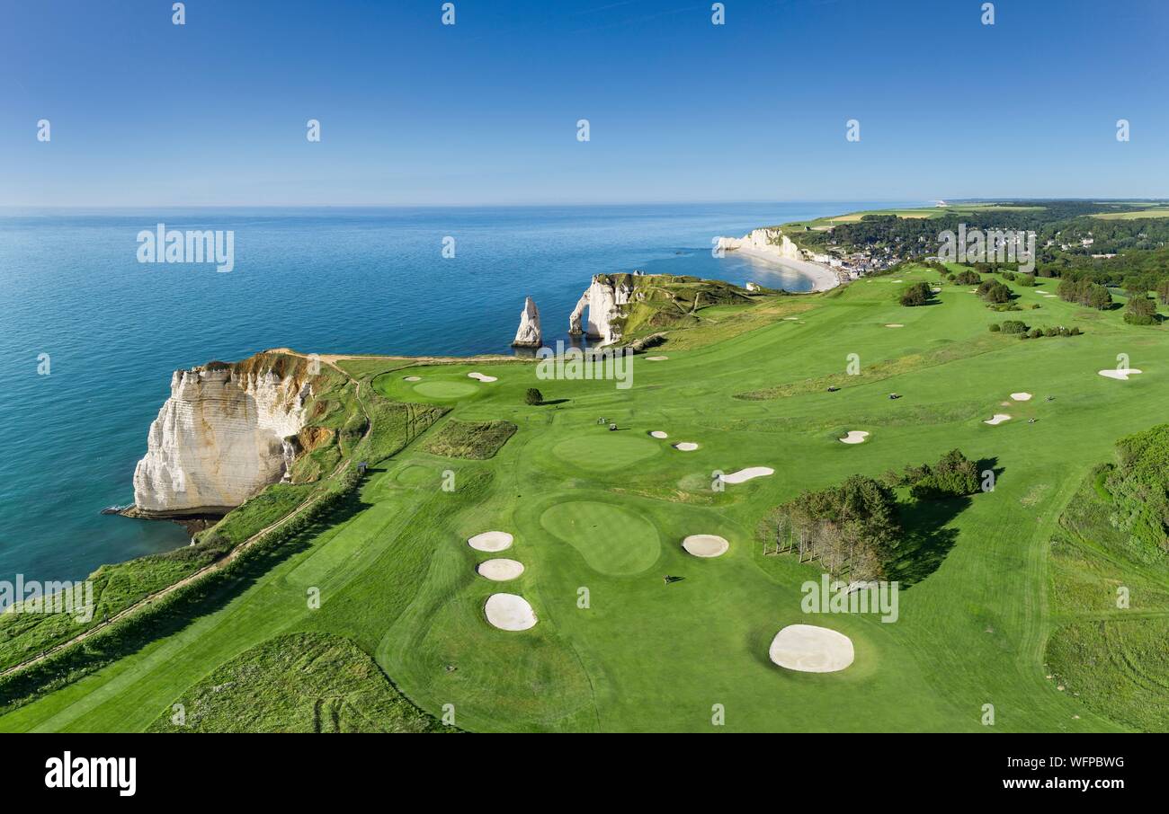 Golf course etretat normandy france Banque de photographies et d’images ...