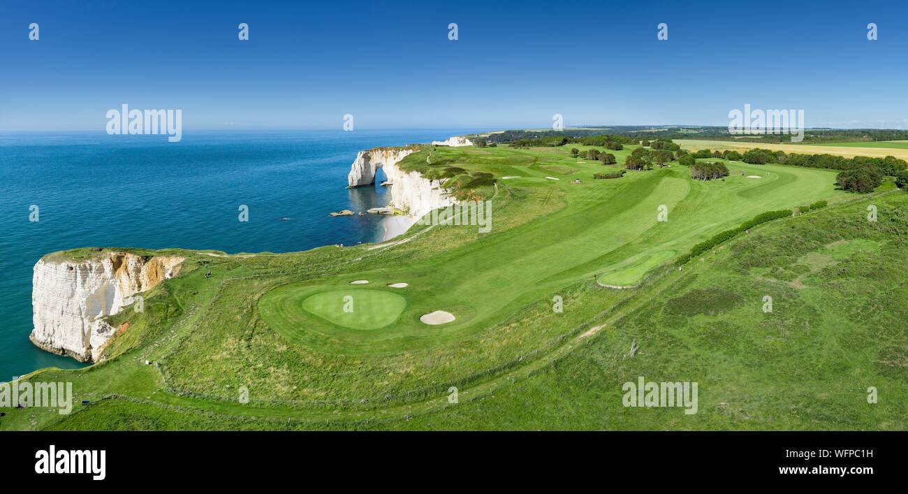 Golf course etretat normandy france Banque de photographies et d’images ...