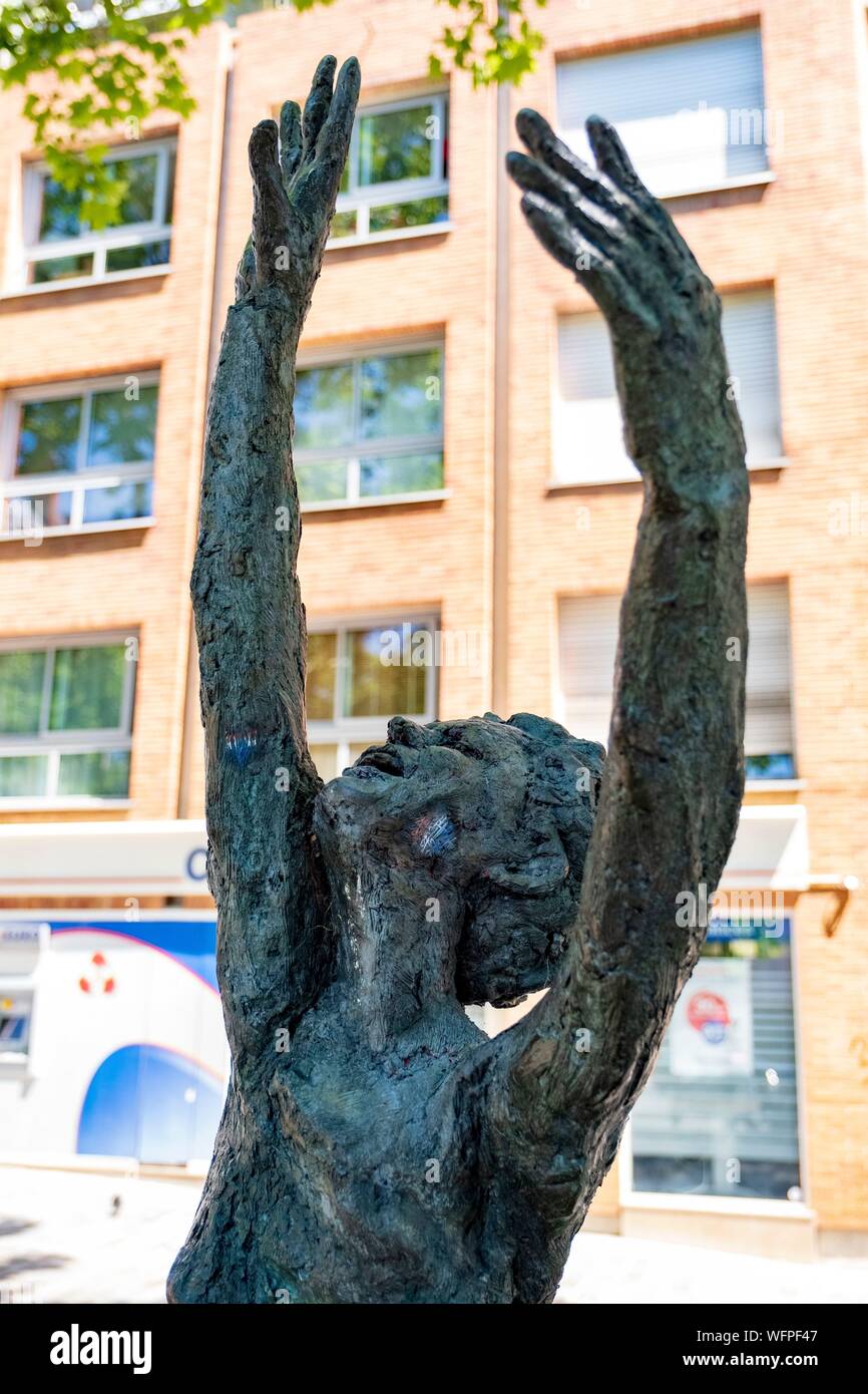 France, Paris, Saint Fargeau, district de la place Edith Piaf, Edith ...