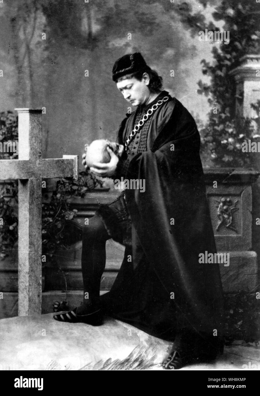 Shakespeare with skull Banque de photographies et d’images à haute ...