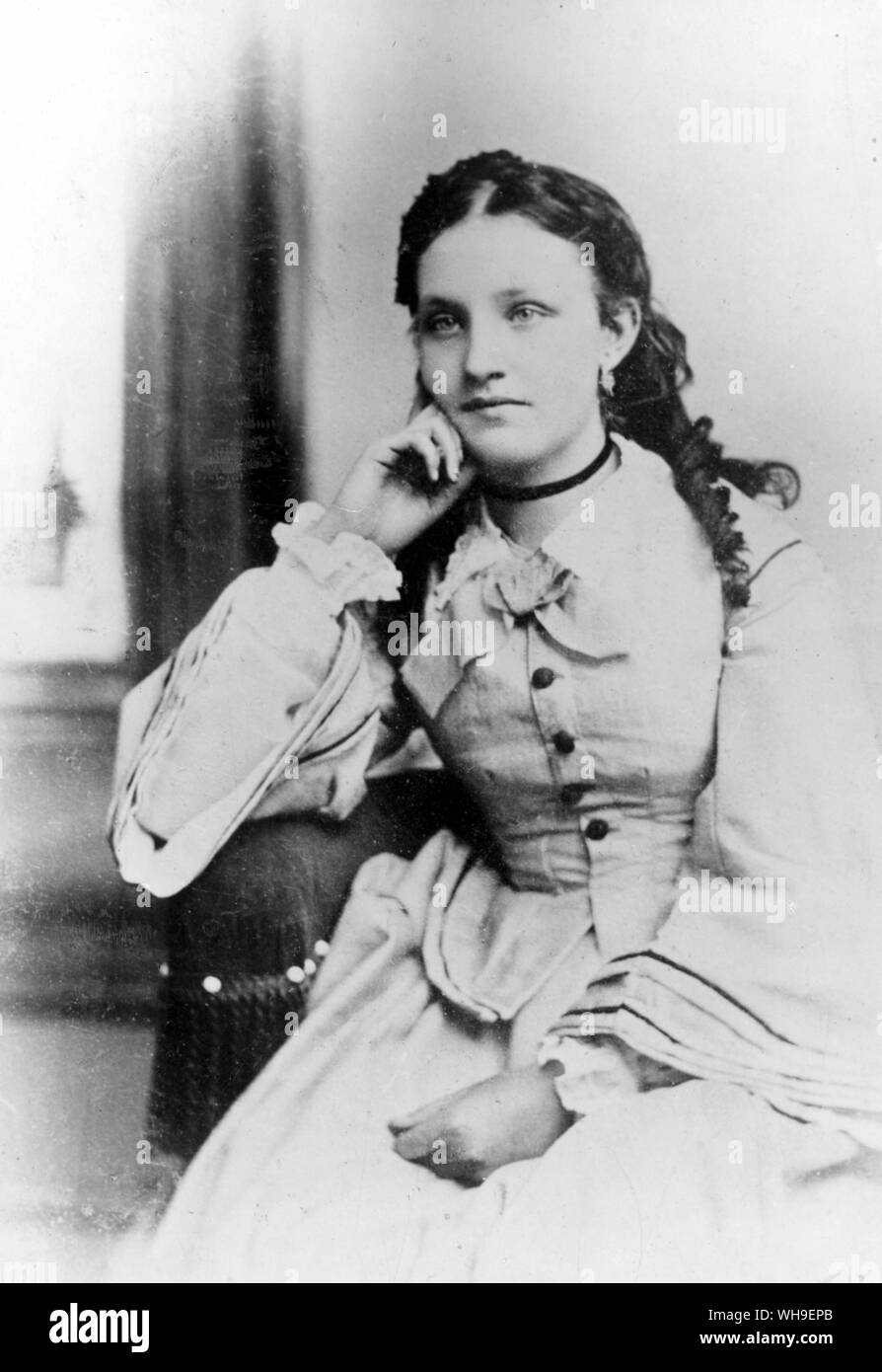 Mary S. Edison, vers 1871, environ un an après son mariage. US ...