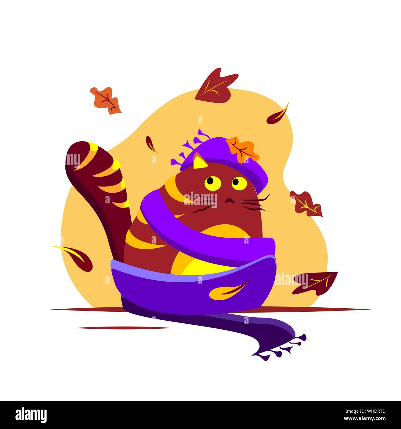Chat perdu Banque d'images vectorielles - Alamy