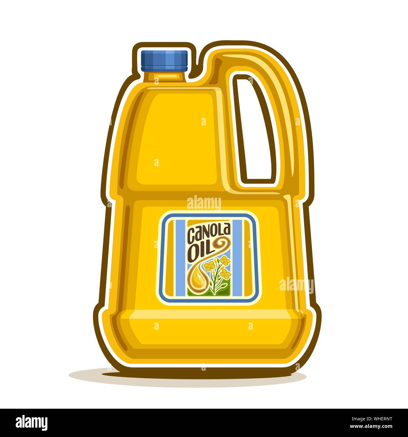 Grand conteneur jaune Banque d'images vectorielles - Alamy