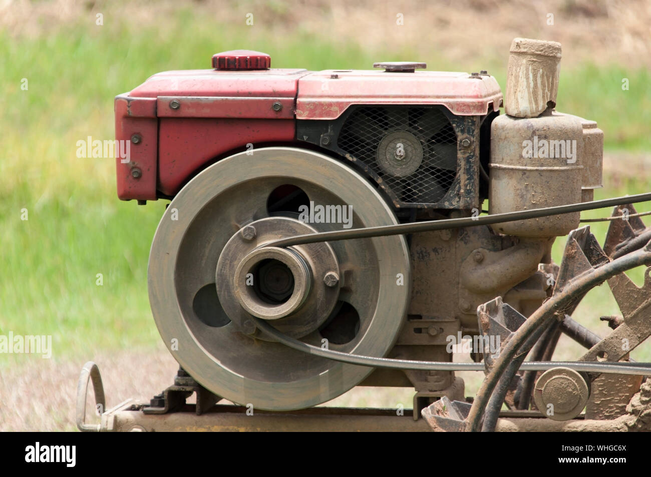 Agricultural machinery tiller Banque de photographies et d’images à ...