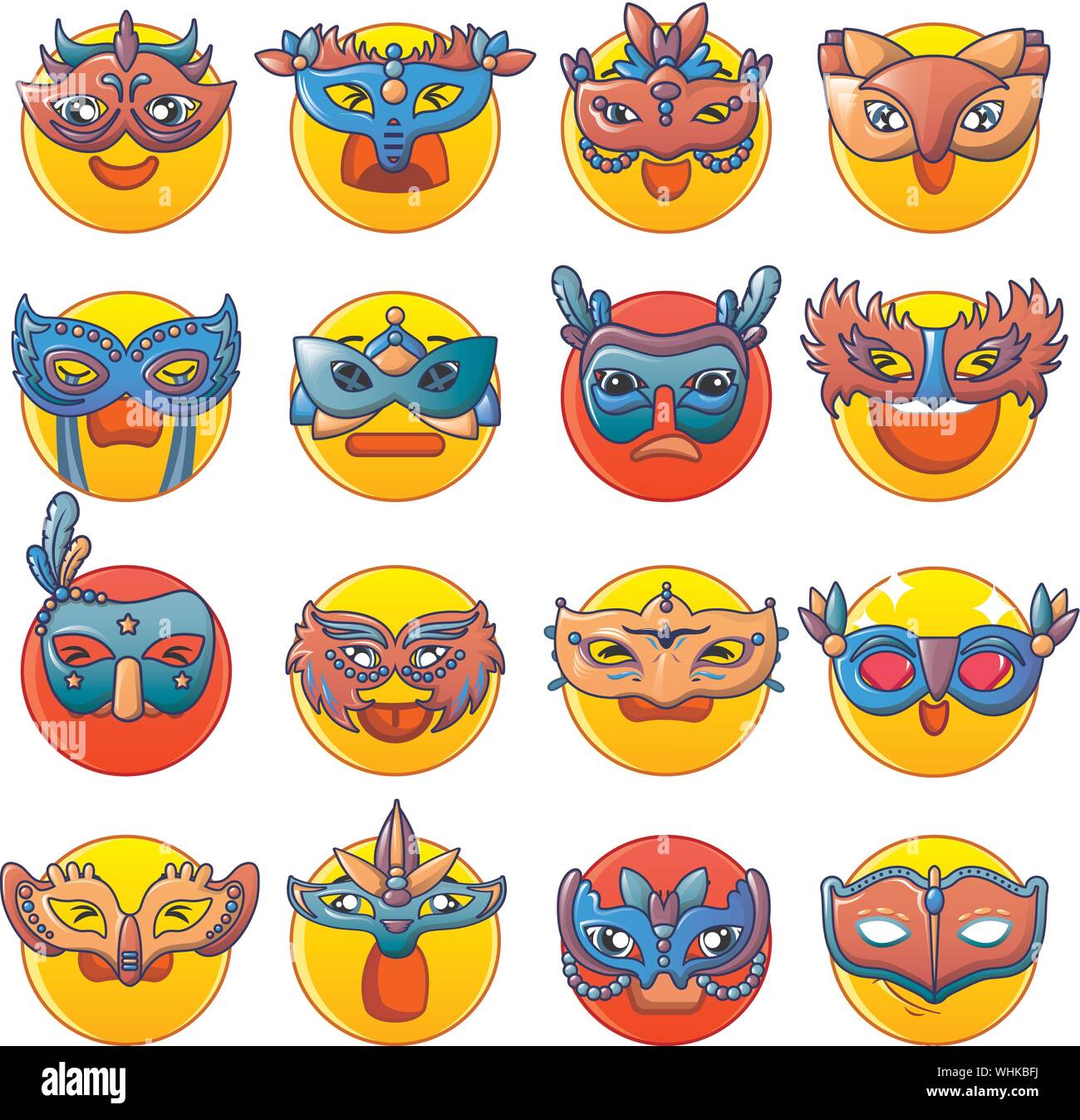 Emojis masque Banque de photographies et d’images à haute résolution ...