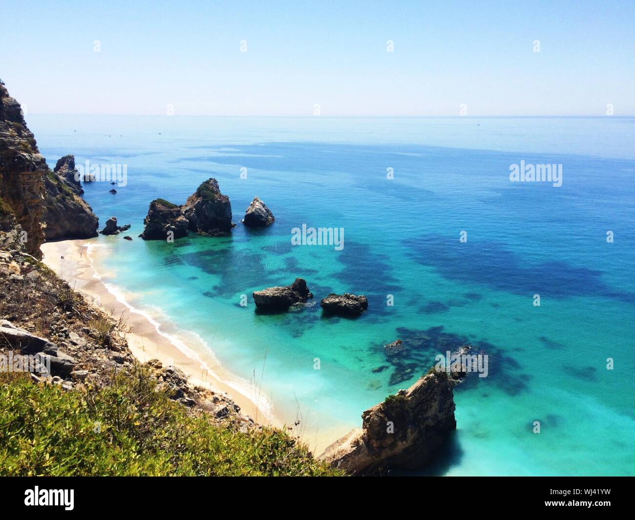 Praia do ribeiro do cavalo Banque de photographies et d’images à haute ...
