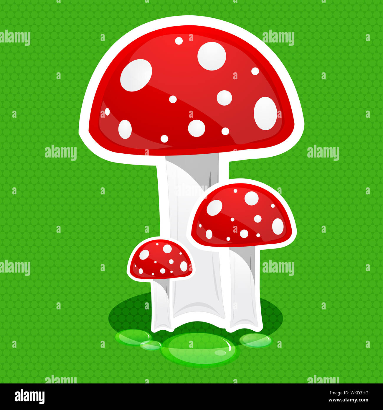 Champignon mignon illustration Banque de photographies et d’images à ...