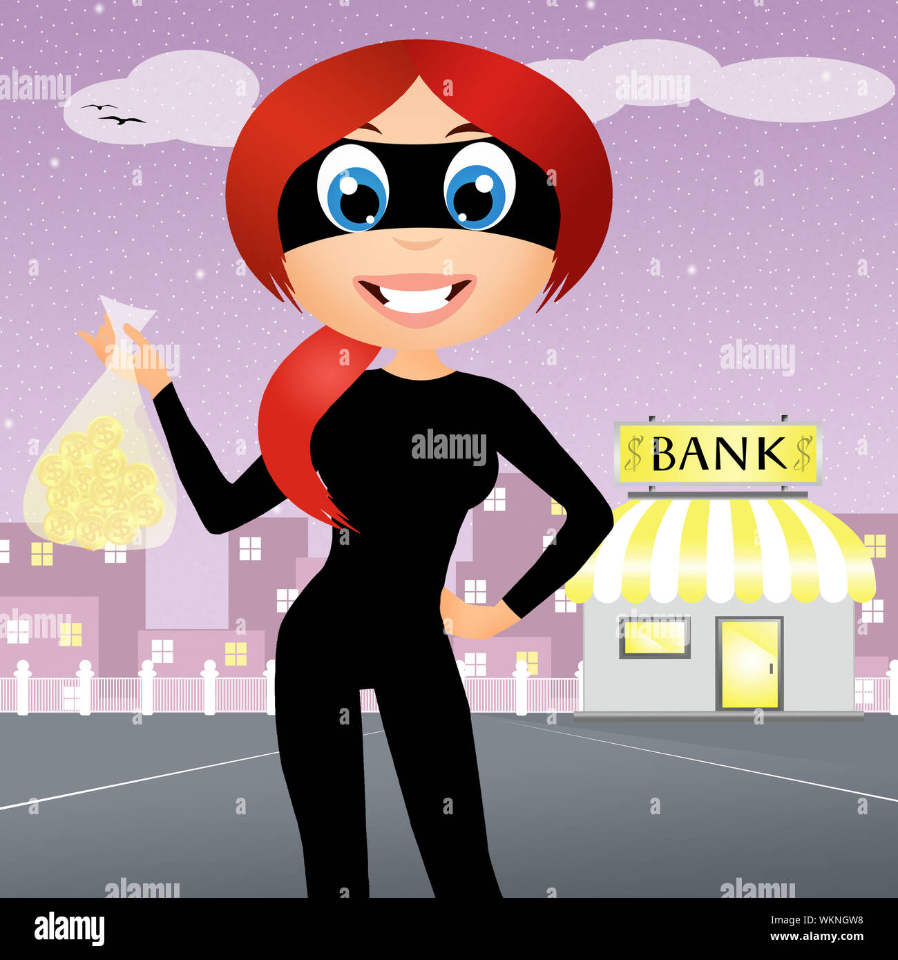 Femme voleur Banque de photographies et d’images à haute résolution - Alamy