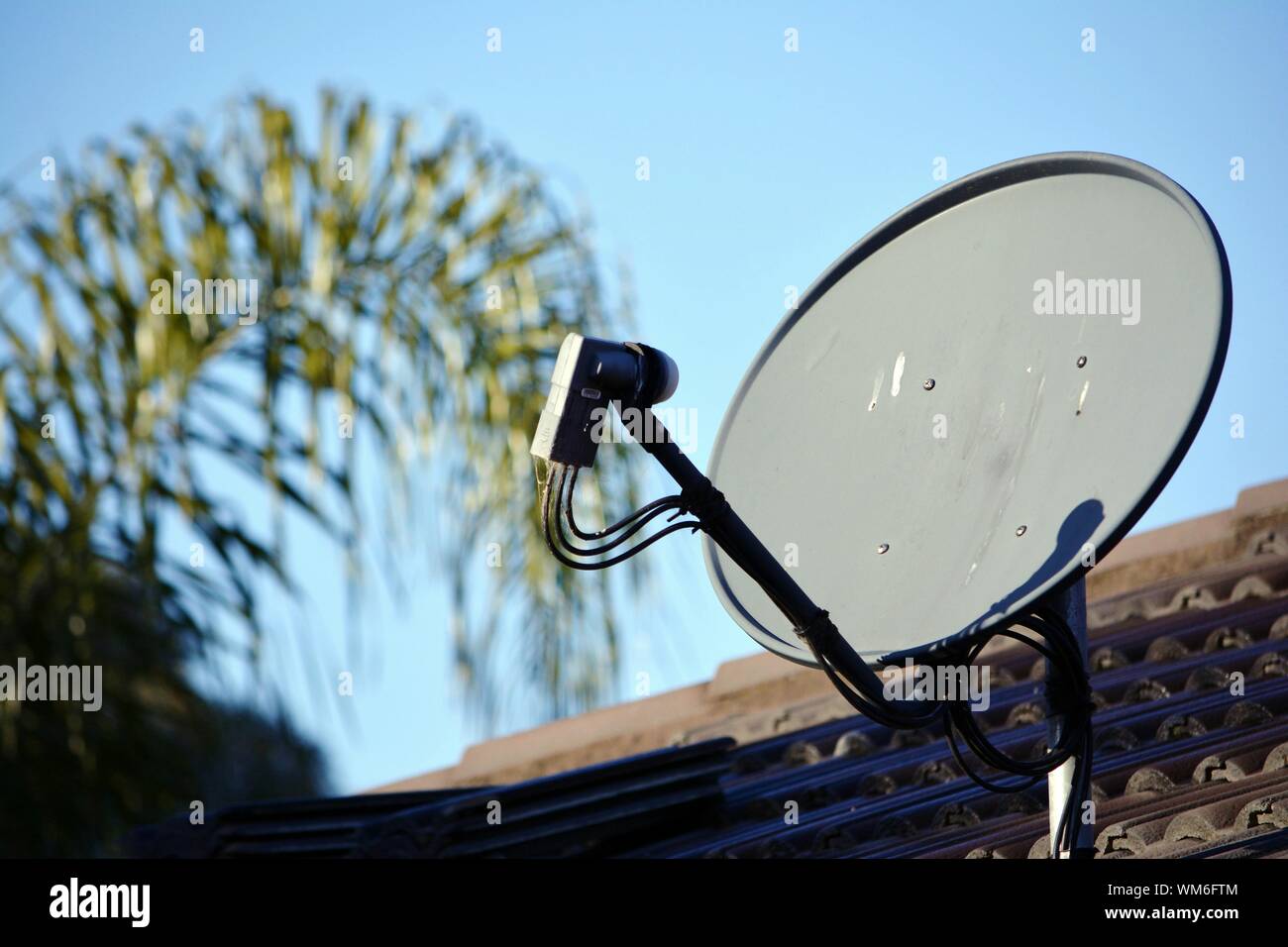 Antenne parabolique sur le toit Banque de photographies et d’images à ...