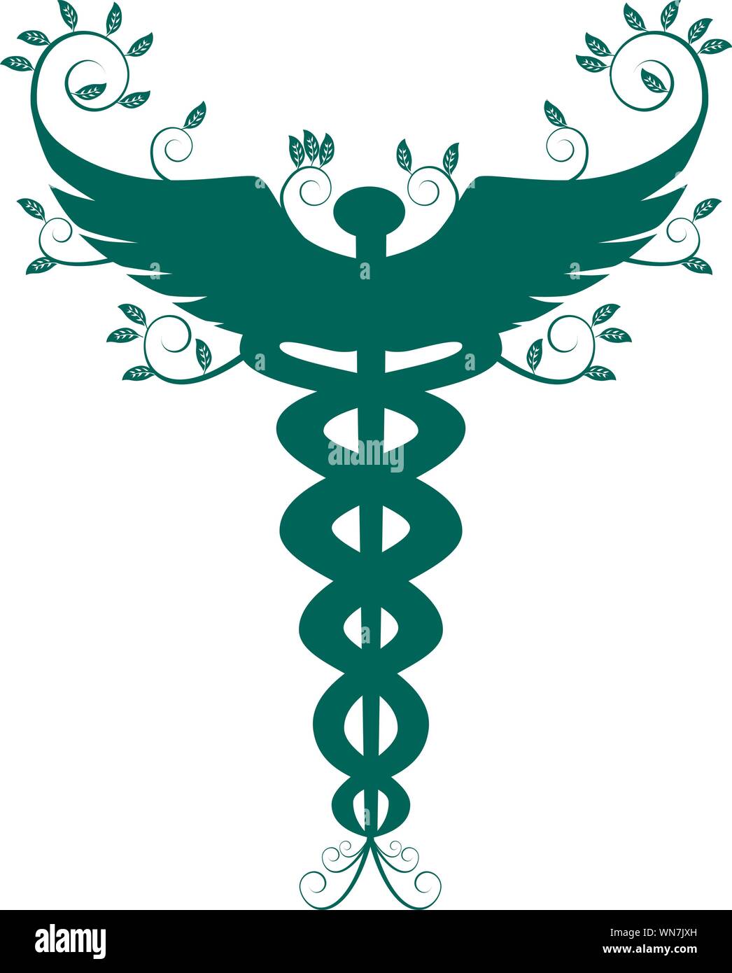Caducée symbole médical Image Vectorielle Stock - Alamy