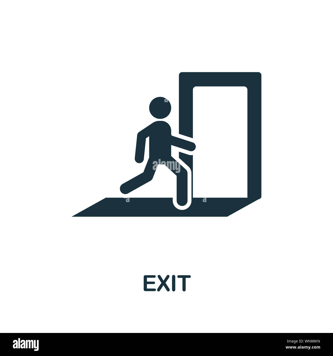 Exit icon Banque d'images détourées - Alamy