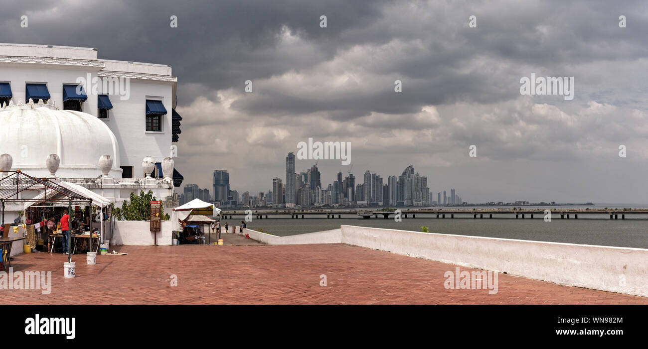 Panama city skyline view Banque de photographies et d’images à haute ...