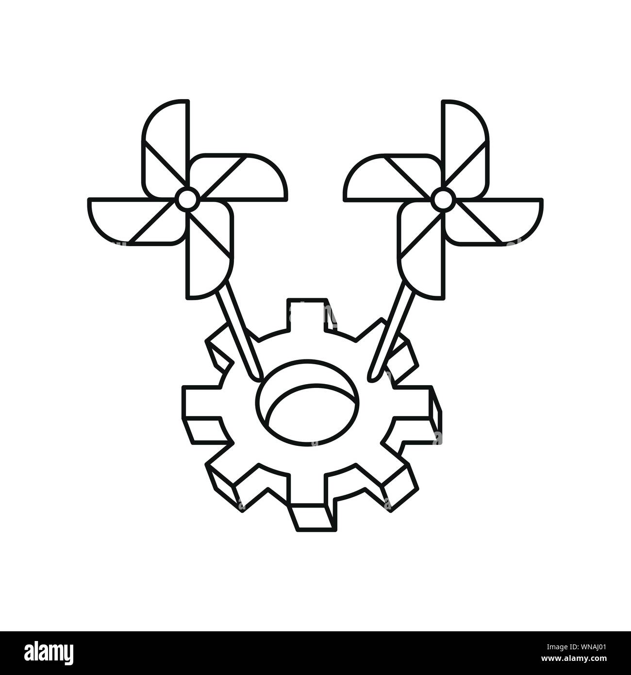 Moulins à vent jouets Banque d'images vectorielles - Alamy