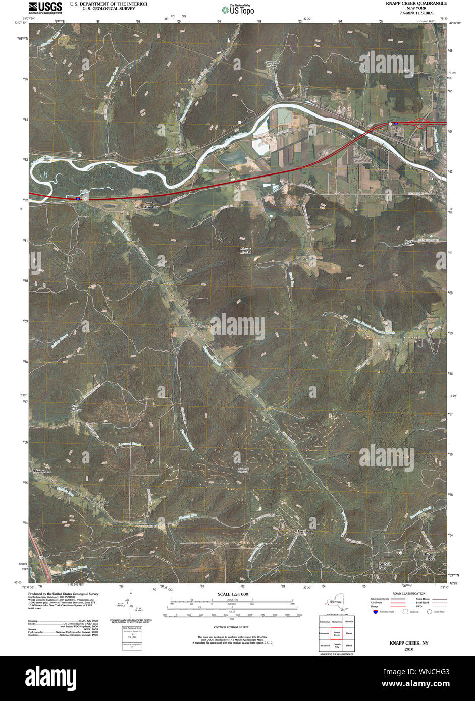 Knapp Map Banque d'image et photos - Alamy