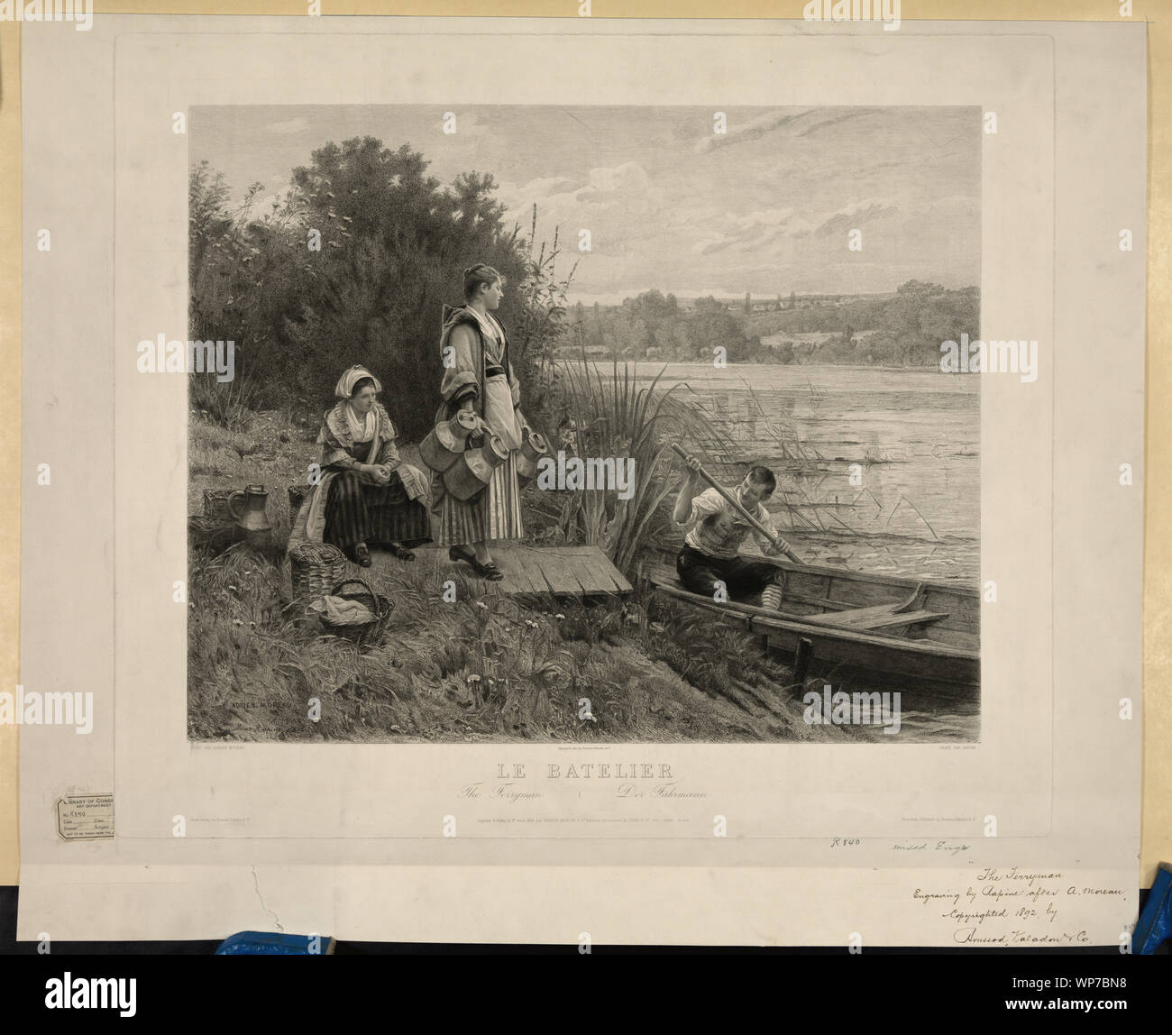 Le batelier Banque de photographies et d’images à haute résolution - Alamy