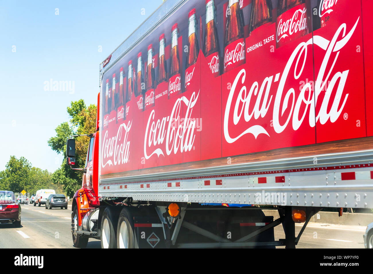 Coca cola delivery lorry Banque de photographies et d’images à haute ...