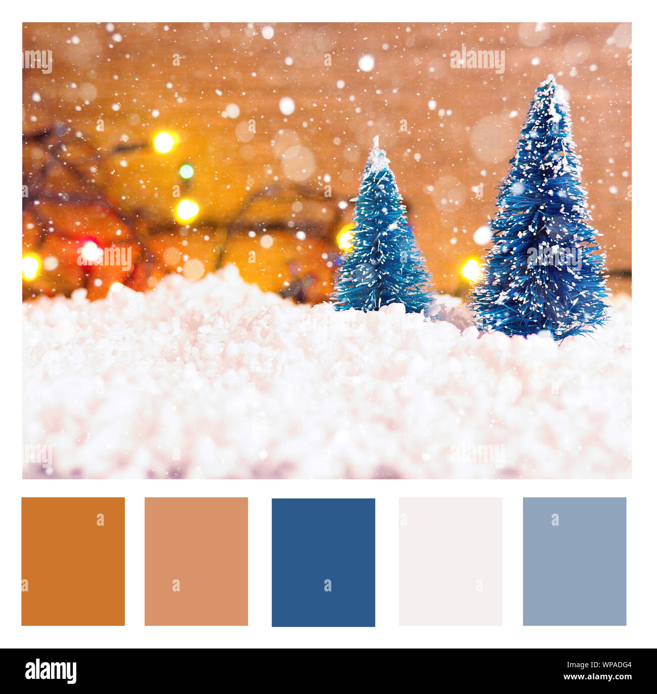 La palette des couleurs, Arbre de Noël avec les cadeaux de Noël,concept ...