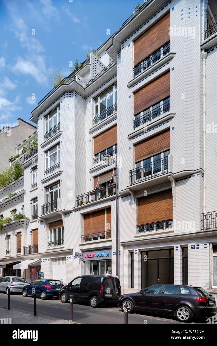 Terrasse-Immeuble par l'architecte Henri Sauvage (1873-1932) au 26, rue ...