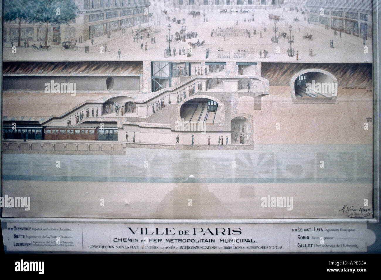 Opéra metro station paris Banque de photographies et d’images à haute ...