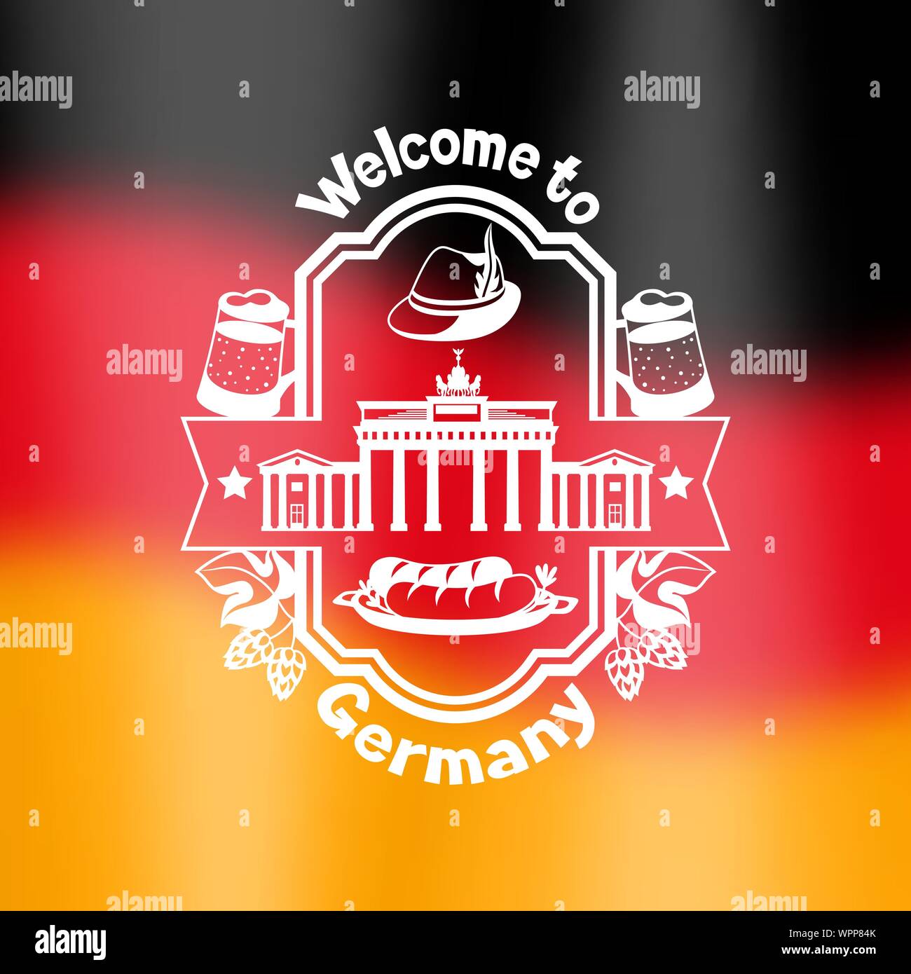 Insignes allemand Banque d'images vectorielles - Alamy