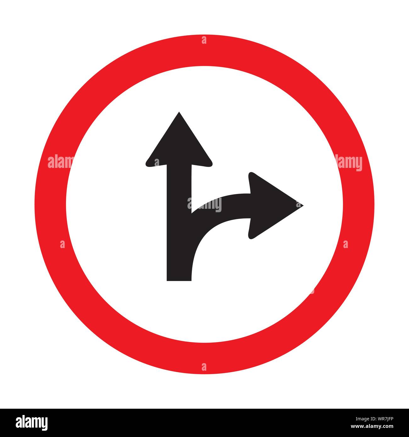 Courbe droite Banque d'images détourées - Alamy