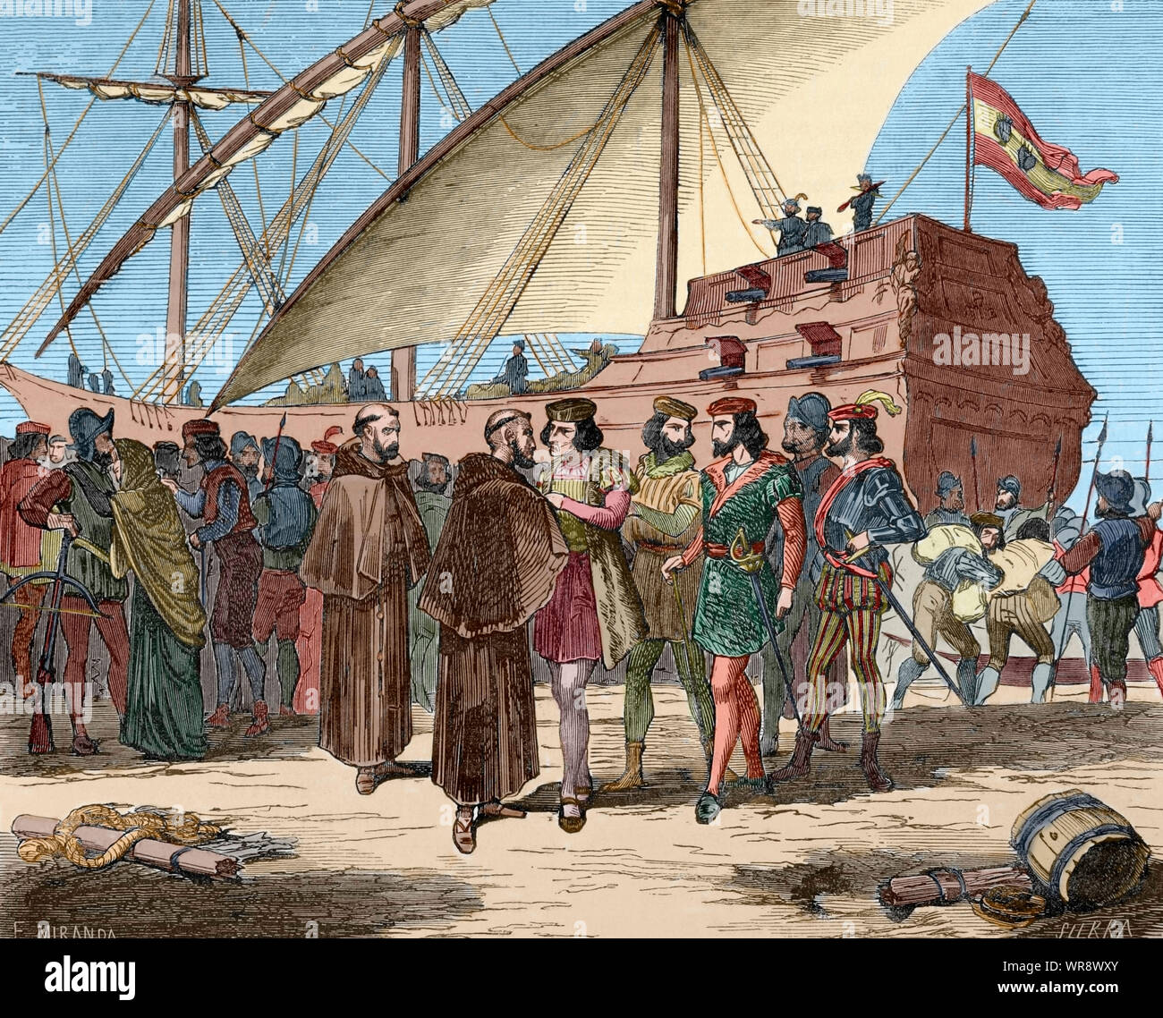 First voyage 1492 1492 Banque de photographies et d’images à haute ...