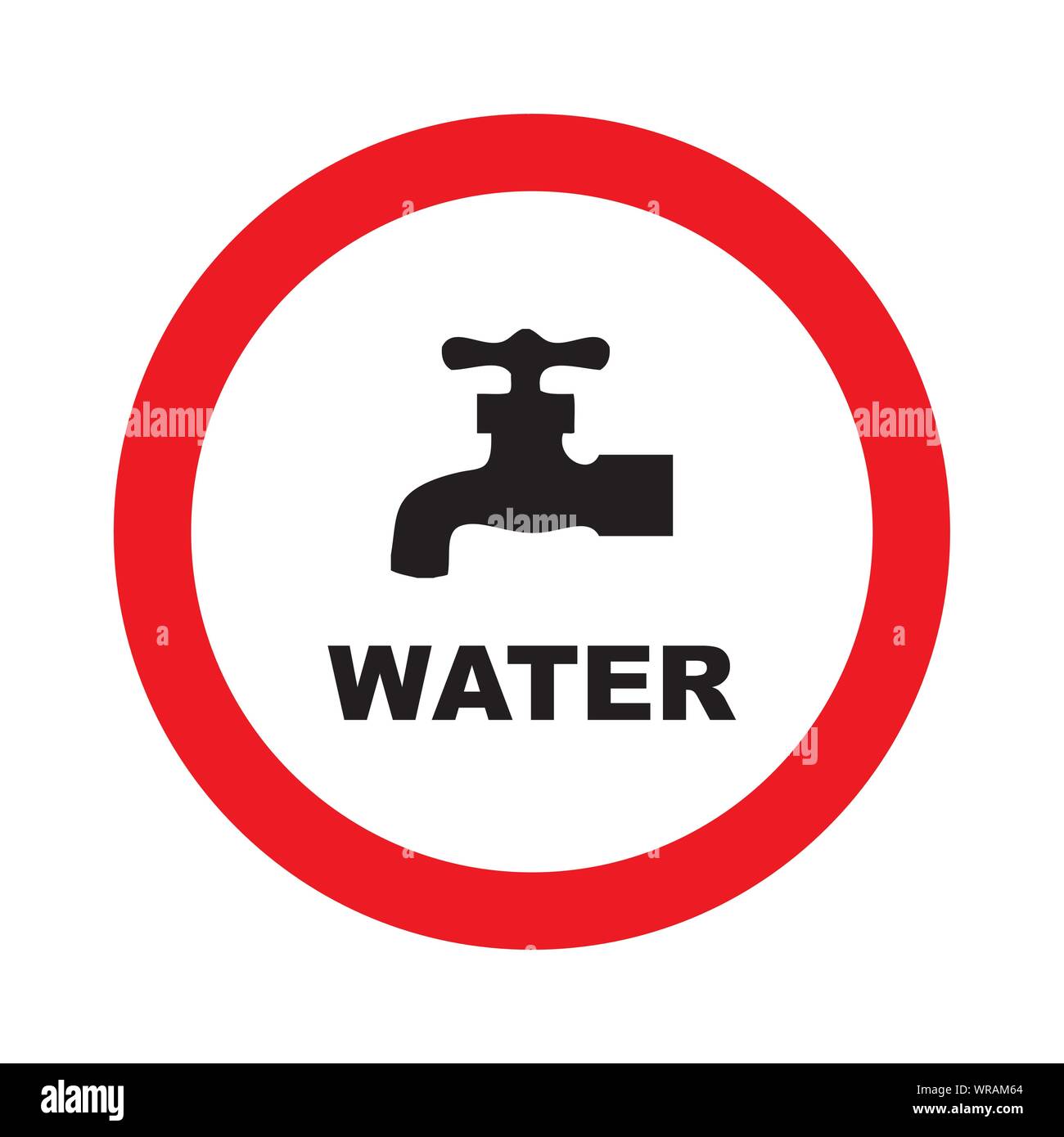 Robinet d'eau potable ici sign Banque d'images vectorielles - Page 2 ...