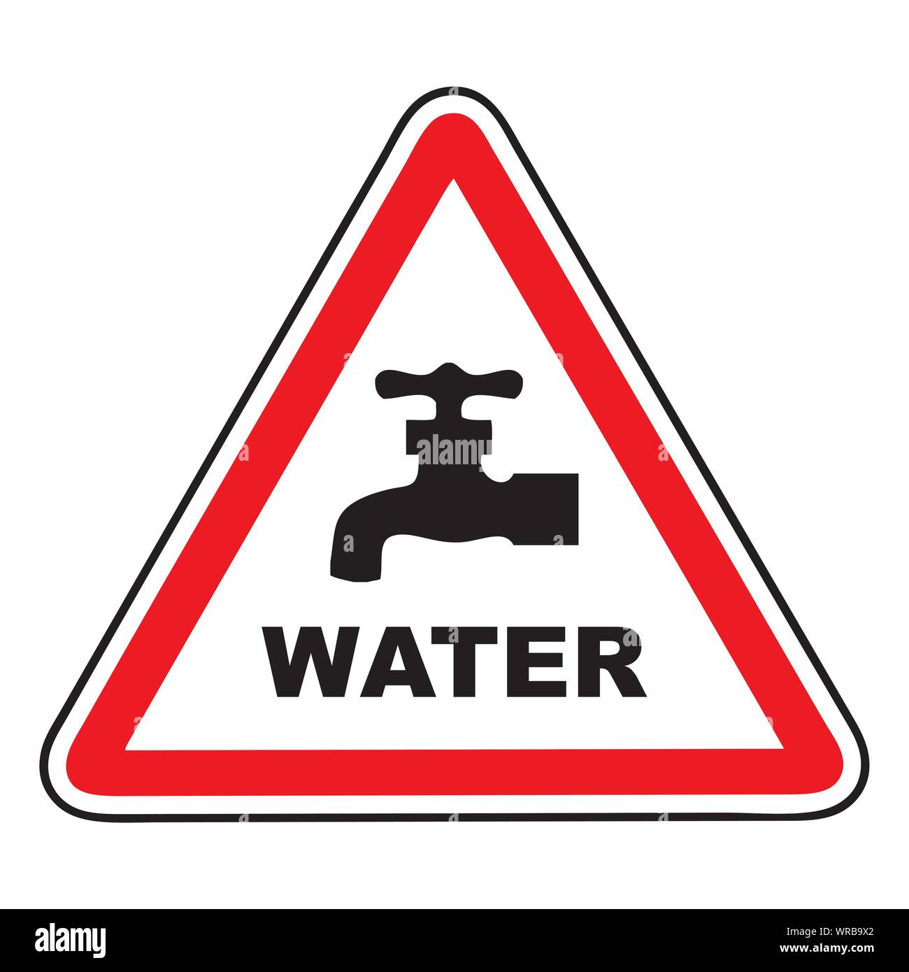 étiquette point d eau Banque d'images vectorielles - Alamy