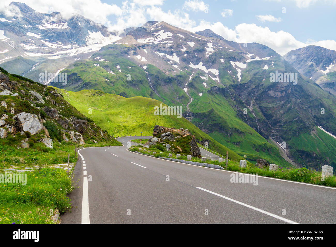La Haute Route alpine du Grossglockner Hochalpenstrasse, panoramique ...