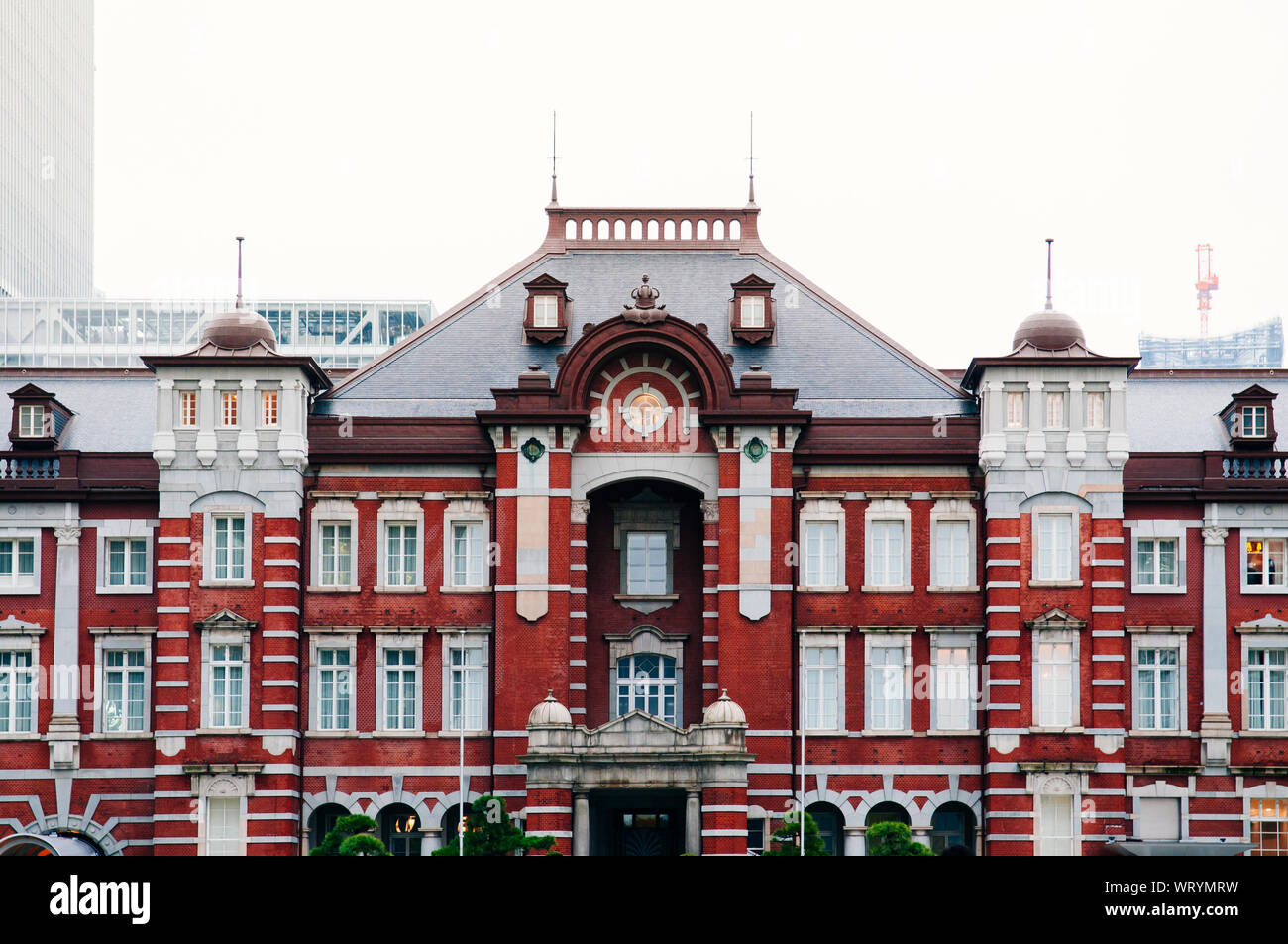 La gare de Tokyo héritage ancien bâtiment en briques rouges de la ...