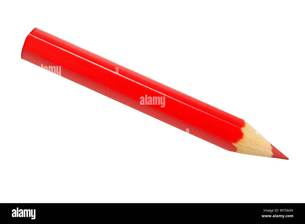 Crayon de couleur rouge Banque de photographies et d’images à haute ...