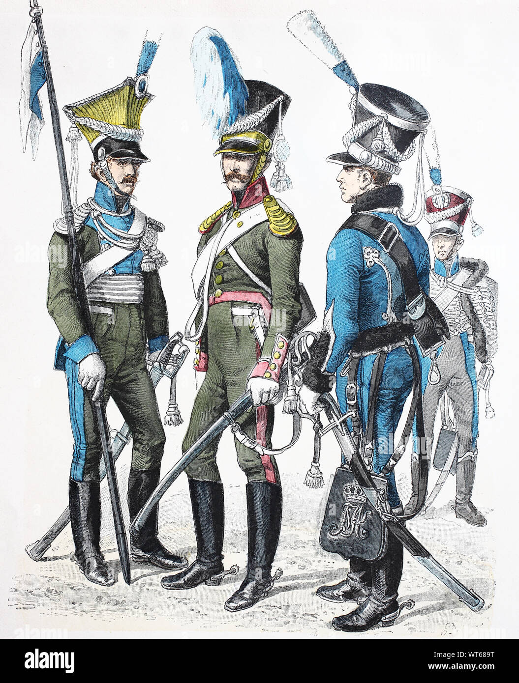 Costume national, des vêtements, de l'histoire des costumes, uhlan ...