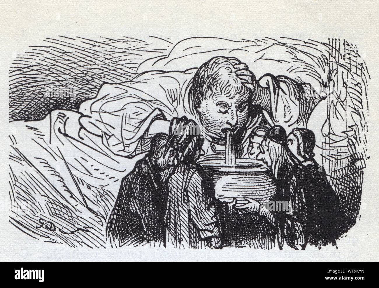 Illustration Gargantua Banque d'image et photos - Alamy