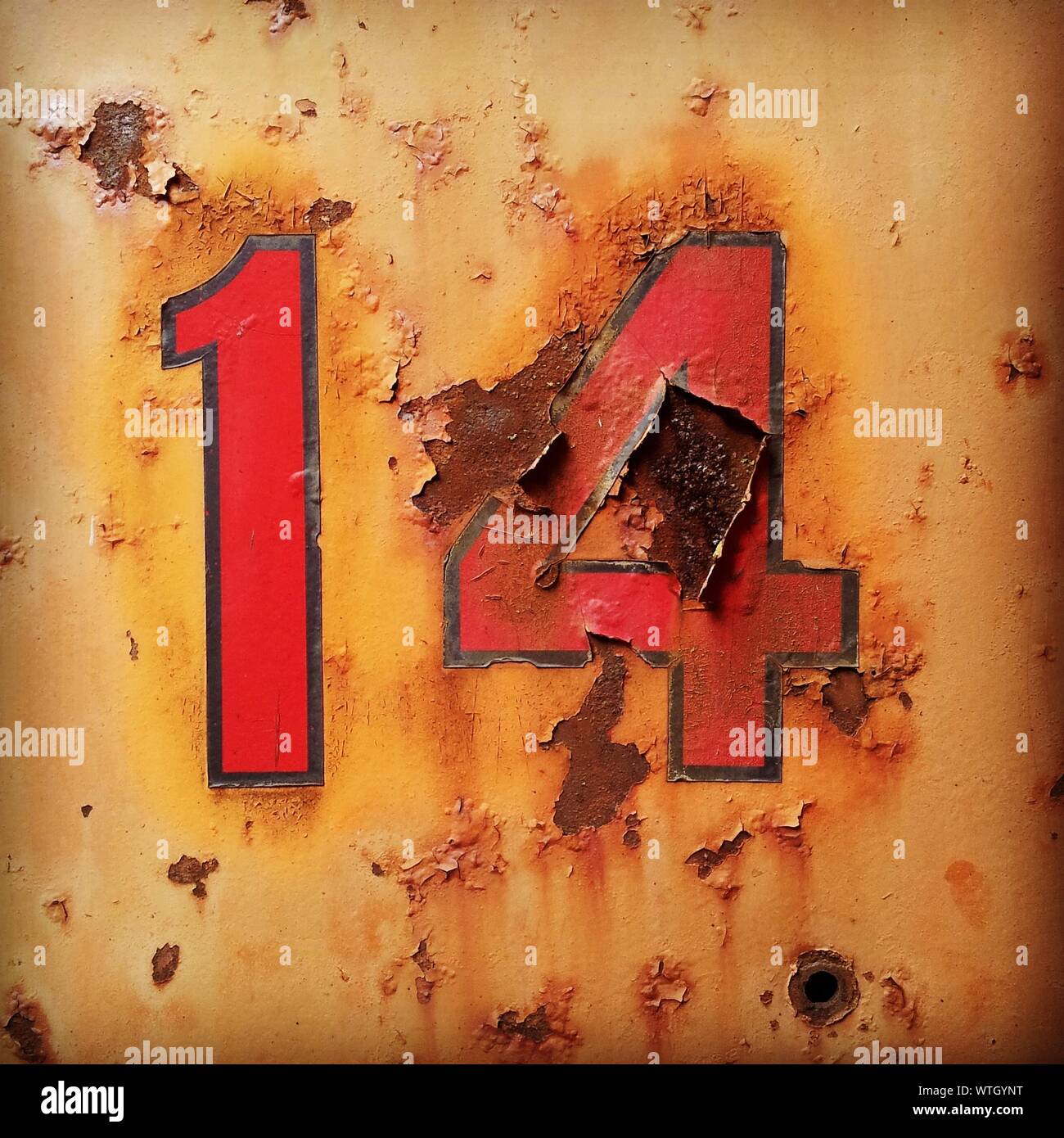 Número 14 Banque de photographies et d’images à haute résolution - Alamy