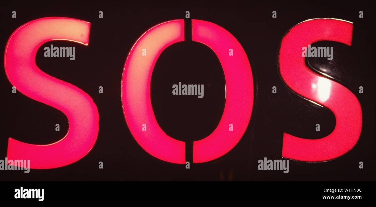 Sos red Banque de photographies et d’images à haute résolution - Alamy